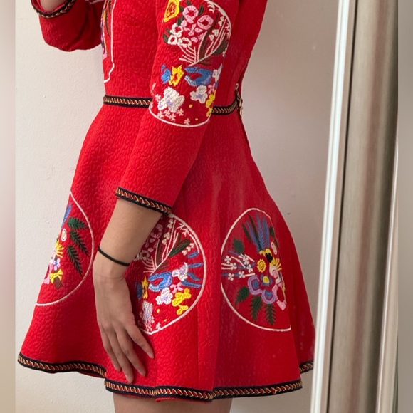 Dresses | Unique Red Dress For Any Special Event Of Choice Worn Once ...